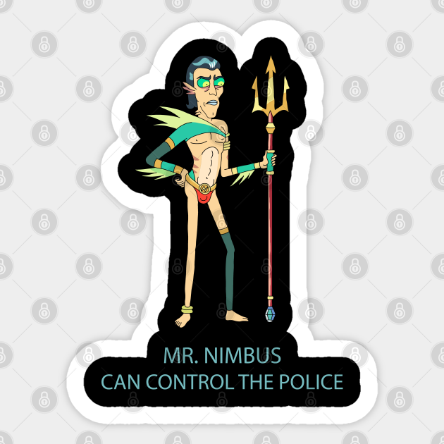 Mr Nimbus Mr Nimbus Sticker Teepublic